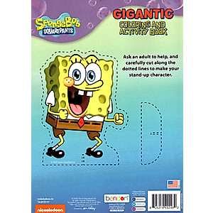 SpongeBob Squarepants - Bubbly Buddies - Gigantic Coloring & Activity Book + Award Stickers and Charts 192 Pages