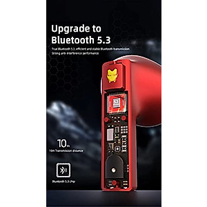 MOONA BTMV08 Wireless Bluetooth 5.3 Noise Reduction Headphones Headset HiFi Stereo Sound Gaming Earphones