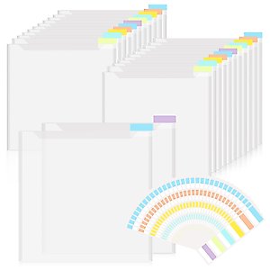 WRAPXPERT Scrapbook Paper Storage for Holding Scrapbook Paper Cardstock Vinyl Paper Paper File and Photo,12 x12 inch 24 Pieces