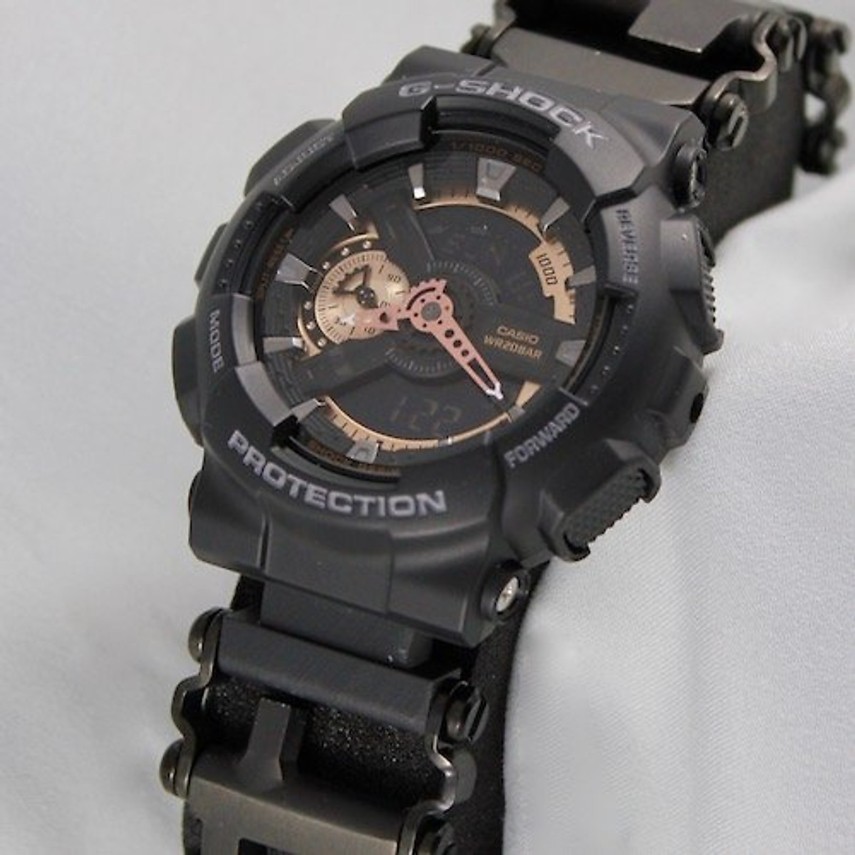 BestTechTool watch adapter compatible with LEATHERMAN TREAD and compatible with GARMIN watch (D2 Delta PX/tactix Delta, Stainless Steel, TREAD)