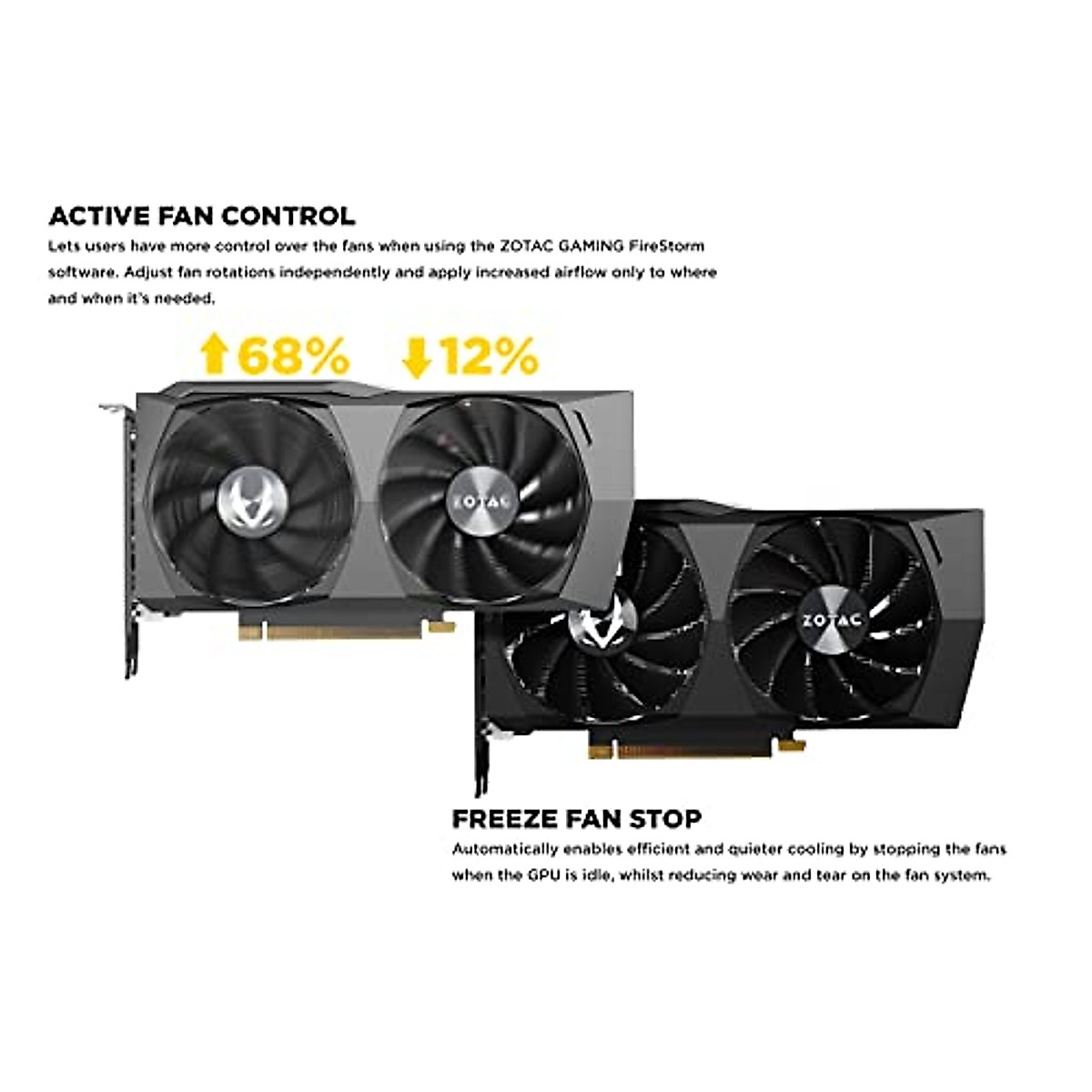 ZOTAC Gaming GeForce RTX 3050 Twin Edge OC 8GB GDDR6 128-bit 14 Gbps PCIE 4.0 Gaming Graphics Card, IceStorm 2.0 Advanced Cooling, Freeze Fan Stop, Active Fan Control, ZT-A30500H-10M