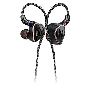 FiiO FH5sPro Headphone Earphones Wired High Resolution Deep Bass 2BA+2DD IEMs Comes with 2.5/3.5/4.4mm Swappable Plugs for Smartphone/PC/Laptop/Tablet