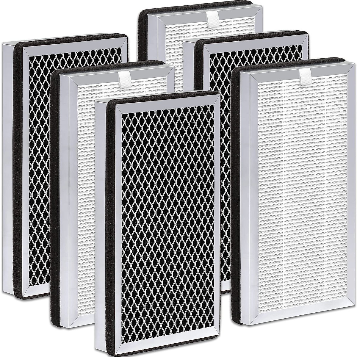 Zouhwaso MA Series 15 Replacement Filter compatible with MA Series 15 Air Cleaner pur-ifier Filter Replacement, 3-in-1 Composite Filter with H13 True HEPA, acti-vated car-bon and Pre-filter, Pack of 6