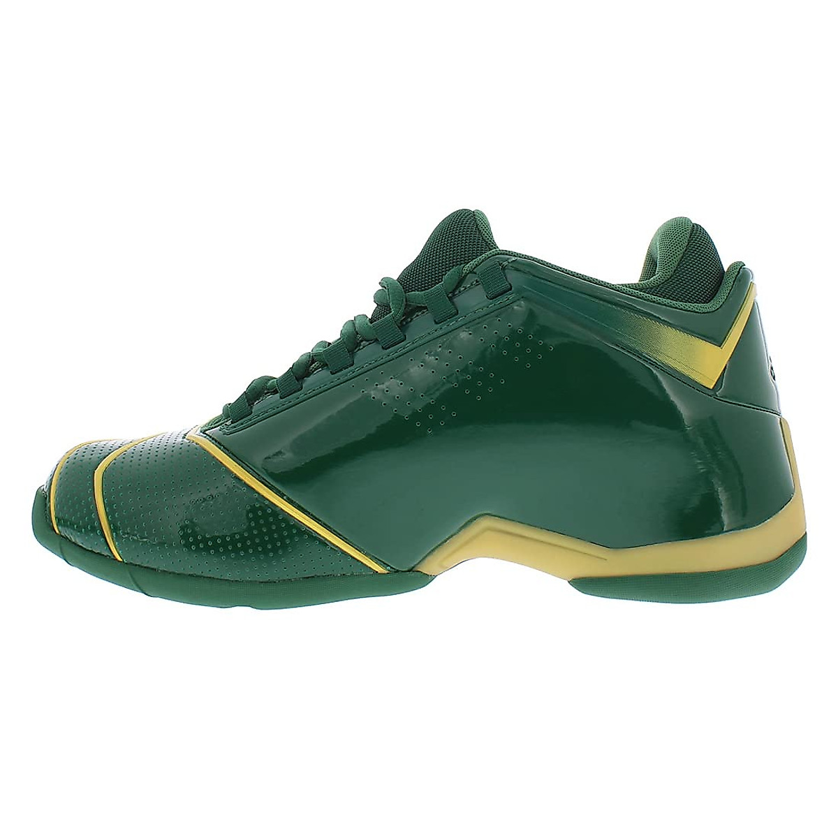 adidas T-Mac 2.0 Restomod Green/Gold/Metallic/White Men's Basketball Shoe USMEN 9 US WMN 10