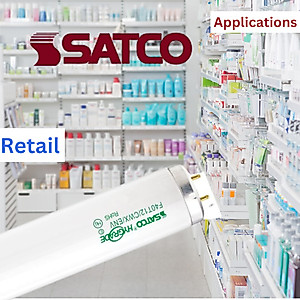 Satco S6638 F40T12/DX/HYGRADE; 40 Watt; T12; Fluorescent; 6500K Day Light; 90 CRI; Medium Bi Pin Base (30 Pack)