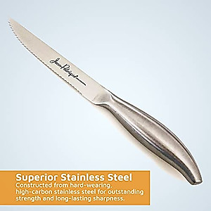 Jean-Patrique 5" Serrated Vegetable Nakiri Knife - Chopping Knife