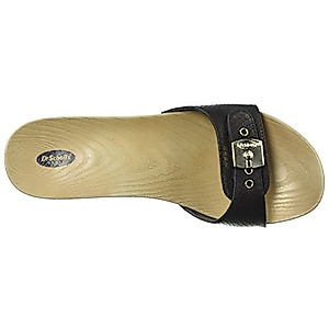 Dr. Scholl's Shoes Women's Classic Slide Sandal, Black Snake Print, 8 M US