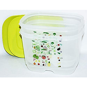 Tupperware Set of 2 Small Deep Fridgesmart Containers 7 Cups Margarita