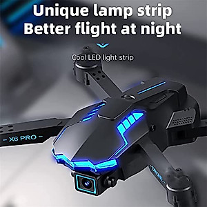 Foldable RC Quadcopter Drone With Single 4K FPV Camera For Kids And Adults, Mini RC Airplane WiFi RC Drone, One Button Start, Smart Obstacle Avoidance, Mutifunctional Helicopter