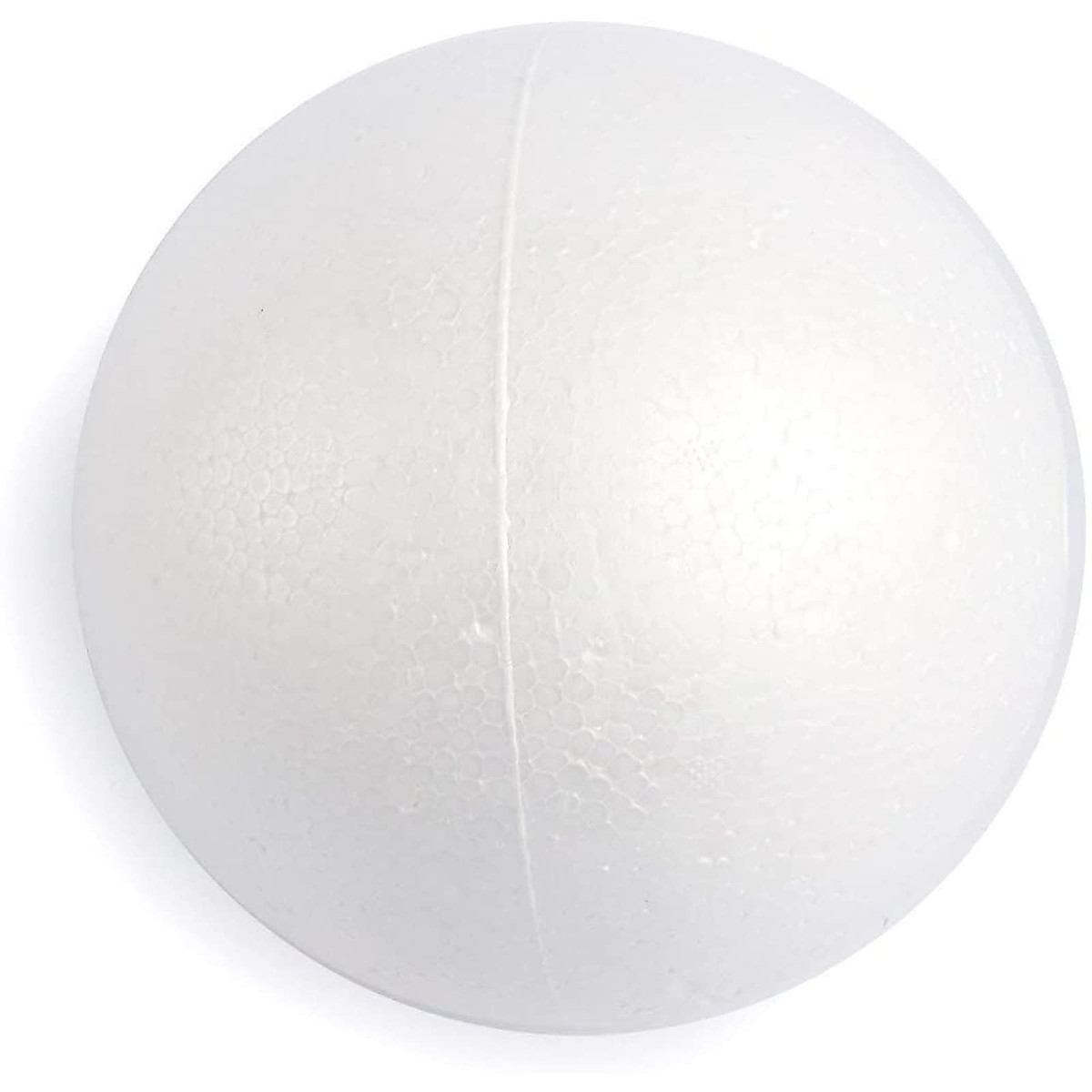 Juvale 2 Pack Foam Balls for Crafts, 6-Inch Round White Polystyrene Spheres for DIY Projects, Ornaments, School Modeling, Drawing