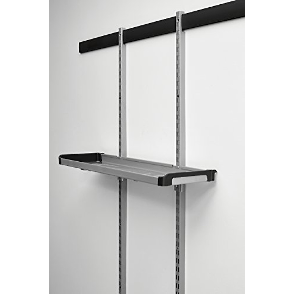 Rubbermaid FastTrack Rail Large Shelf Organization System, Holds up to 50 Pounds, Ideal for Cleaning Products, Garden Supplies, Laundry Products