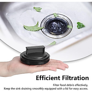Haosie 3 Inch Sink Stopper, Garbage Disposal Stopper and Splash Guard, Erator Garbage Disposal Splash Guard and Drain Plug for Waste King Whirlaway