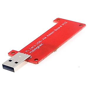 risingsaplings USB Type A Male Connector Dongle Expansion Breakout Board Module Kit for Raspberry Pi Zero/W