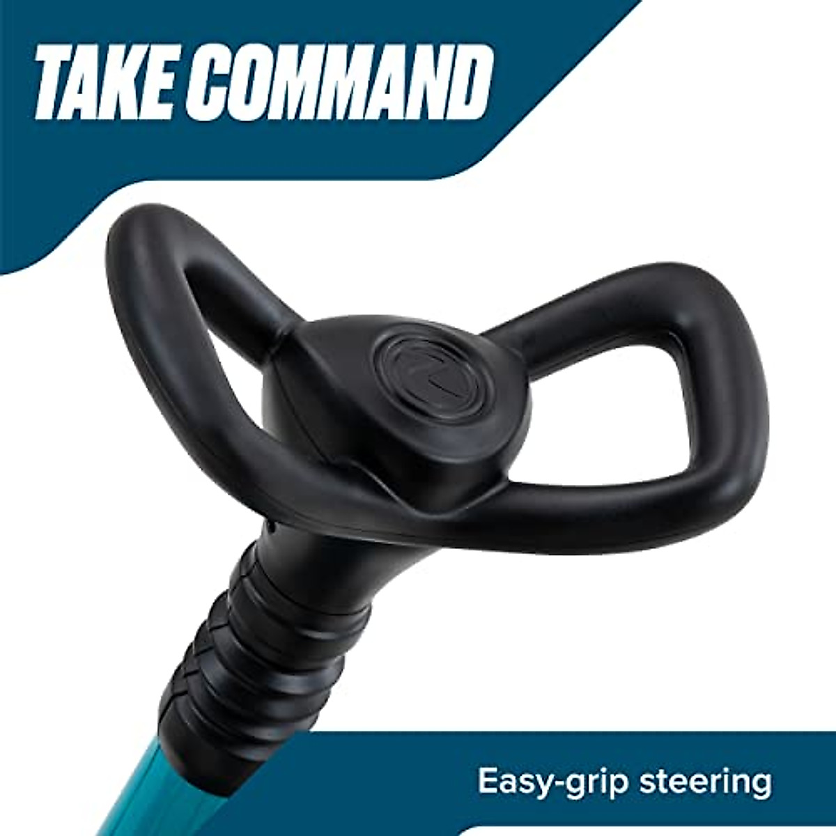 Rollplay Flex Kart XL Pedal Go Kart for Kids Featuring EVA Tires for Traction and Durability, 2-Position Adjustable Bucket Seat, and Easy Push-Button Folding Function for Easy Storage