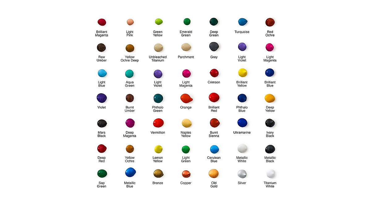 Artist's Loft Acrylic Paint Set 48 Colors for Artists and Students