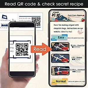 40 Pairs Disposable Chopsticks with Japan Hokusai Designed Origami Paper Rest, Individually Wrapped Chopsticks for Asian Japanese Dishes, Sushi Ramen (Great Wave)