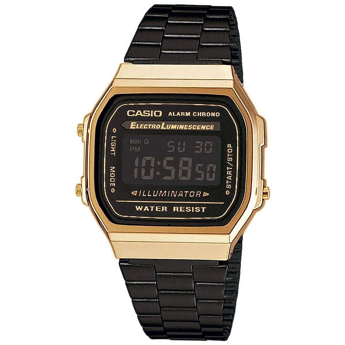 Casio Collection Unisex Adults Watch A168WG, Multicolored, standard size, Bracelet