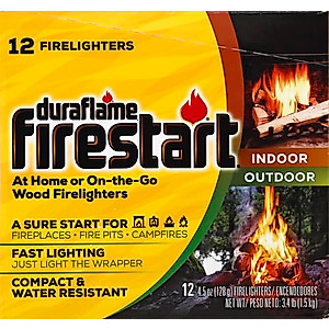 duraflame Firestart Indoor/Outdoor Firelighters, 12 pack , Yellow
