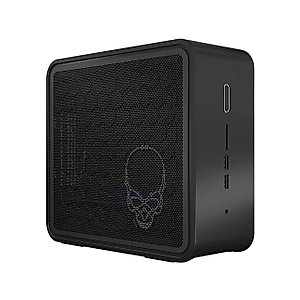 Intel NUC 9 NUC9i7QNX Gaming & Entertainment Mini Desktop Black i7-9750H 6-Core, 16GB RAM, 1TB PCIe SSD, UHD 630, WiFi, Bluetooth, 1xHDMI, Win 11 Pro (Renewed)
