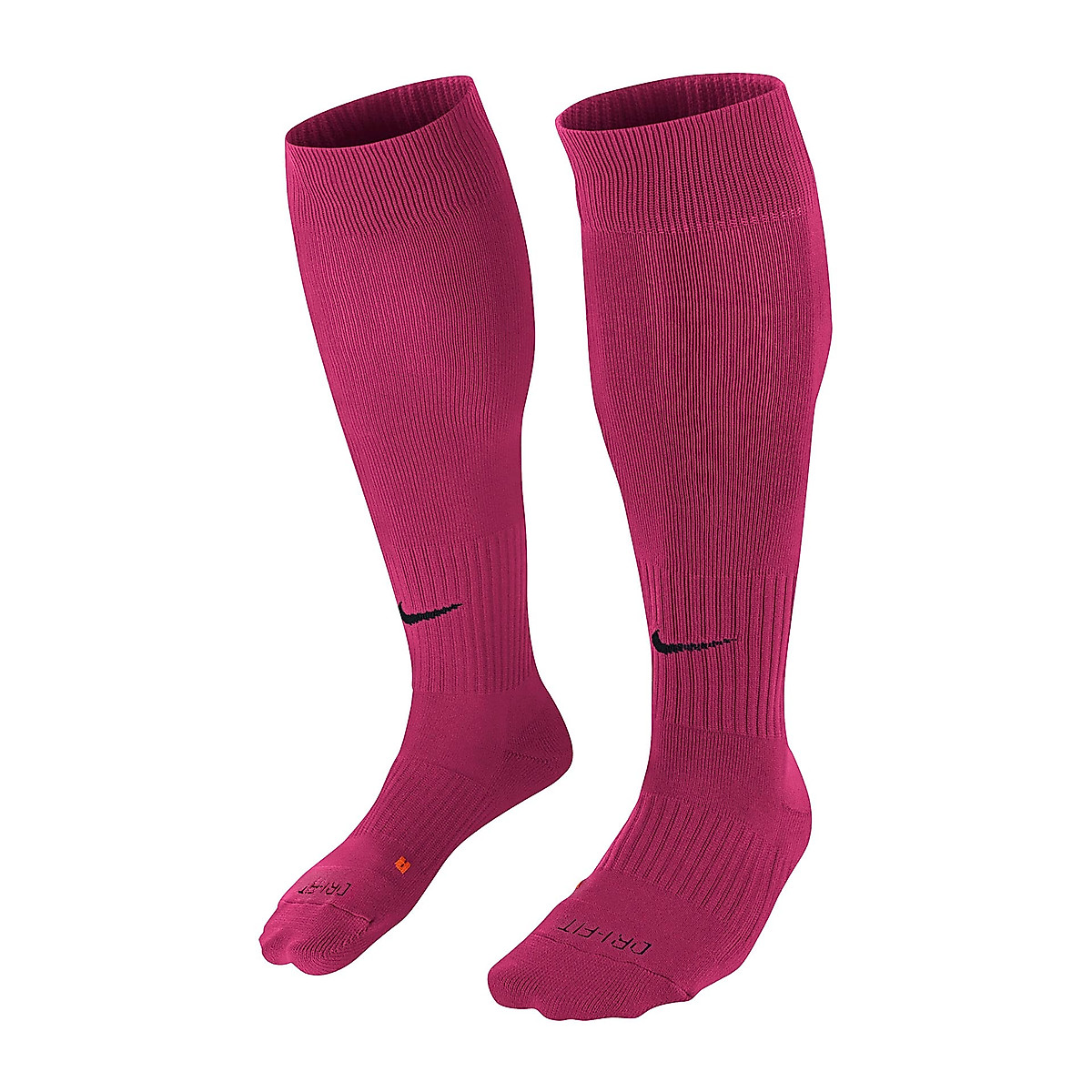 Unisex Nike Classic II Cushion Over-the-Calf Football Sock (Vivid Pink/Black, L)