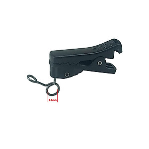 Canfon 2pcs Lapel/Lavalier Microphone ABS Tie Clip for Sanken COS-11D Deity W.Lav Pro Lavalier Mic with Diameter of 3.5-4.5mm(3.5mm)
