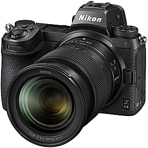 Nikon Z6II Mirrorless Full Frame Camera with 24-70mm F4 Lens Kit 1663 FX-Format 4K UHD Video Filmmaker's Kit with DJI RS 2 Gimbal 3-Axis Handheld Stabilizer Bundle + Deco Photo Backpack + Software