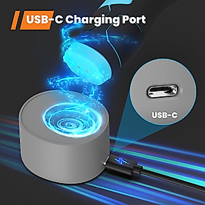 Cordless Hot Glue Gun, GoGonova 15s Fast Preheating Glue Gun, 5Ah Built-in Battery Hot Melt Glue Gun, Smart Power-Off, Kit with 25 Pcs Premium Mini Glue Sticks and USB-C Charging Port