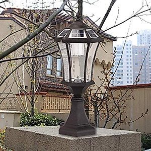 Outdoor Post Light LED Villas Exterior Column Lights Garden Porch Home Landscape Lighting Streetlights Aluminum Terrace Community Pillar Post Light