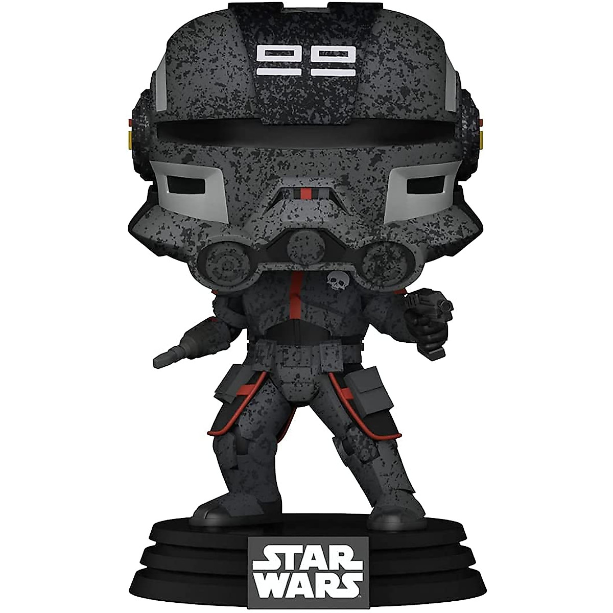 POP Star Wars: Bad Batch - Echo Funko Pop! Vinyl Figure (Bundled with Compatible Pop Box Protector Case) 3.75 inches