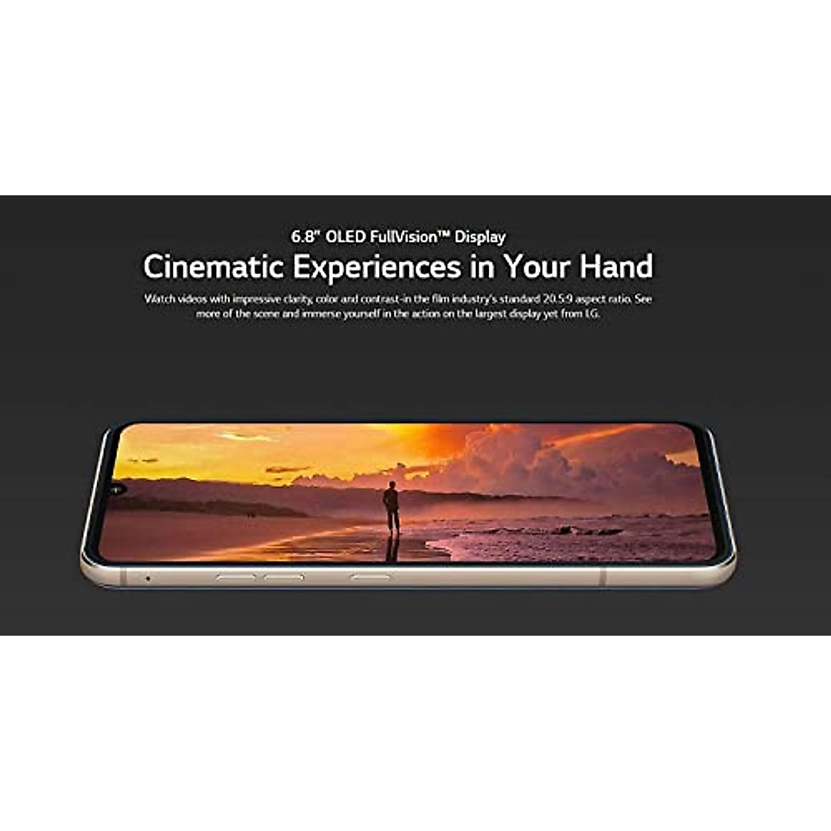 LG V60 ThinQ 5G 128GB Android Smartphone LM-V600TM (Renewed) (Classy Blue, 128GB, GSM Unlocked)