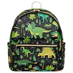 Cute Dinosaur Mini Backpack Purse for Women, Dinosaur Leather Small Backpack Casual Travel Daypacks Shoulder Bag for Girls Teen