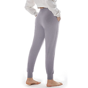 FULLSOFT Fleece Lined Sweatpants for Women-Women's Thermal Joggers with Pockets Lounge Pants for Yoga Workout Running Winter(Slate Heather,XX-Large)