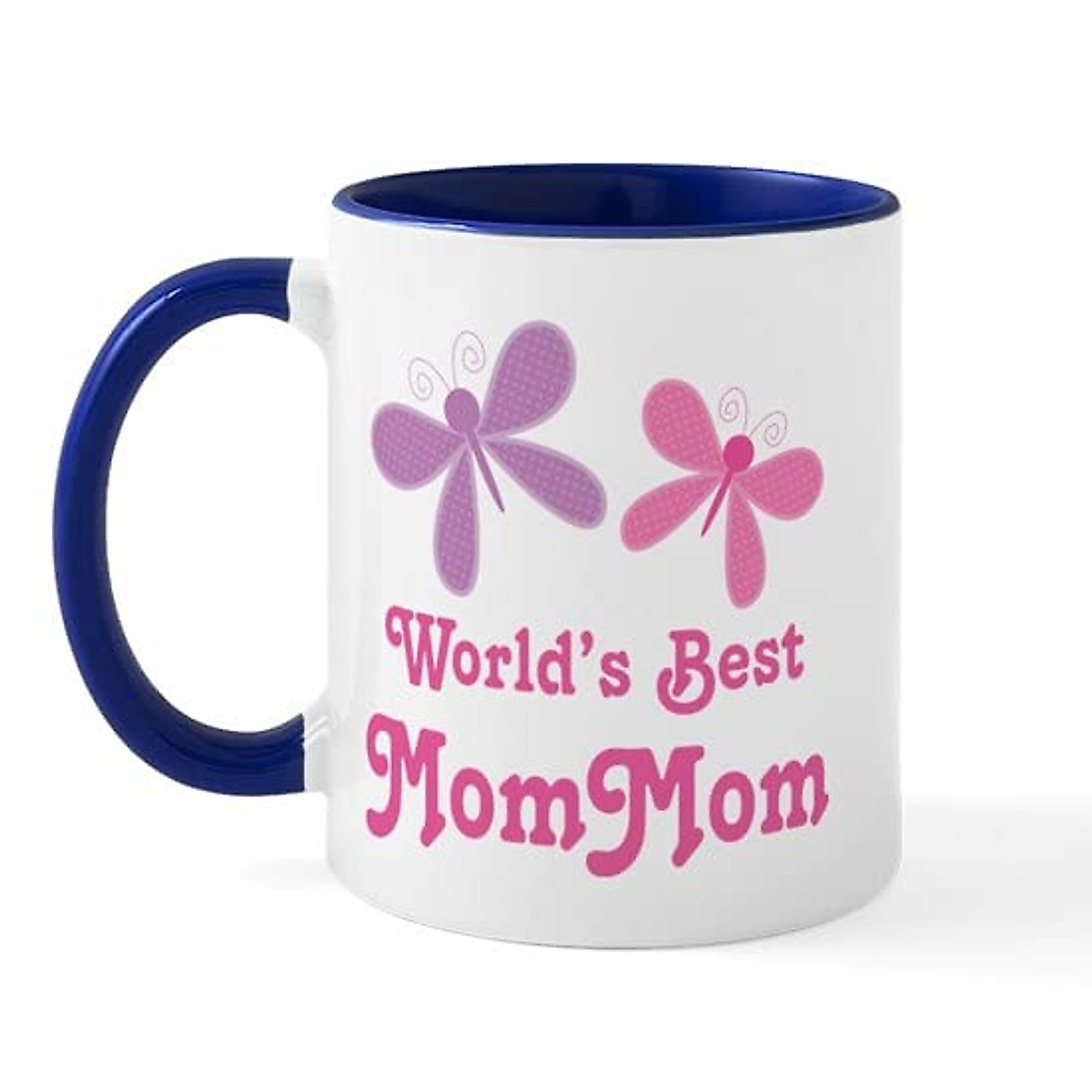CafePress Best Mommom Butterfly Mug Ceramic Coffee Mug, Tea Cup 11 oz