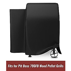 Grill Cover for Pit Boss 700FB & Classic 700, Lexington 500 Pellet Grill, Heavy Duty and Waterproof Grill Cover, All Weather Protection
