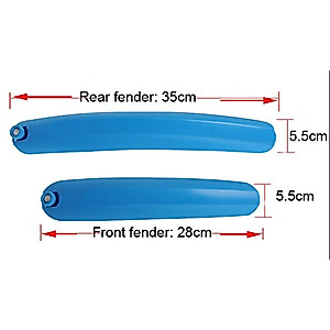 UPANBIKE BMX Folding Bike Small Wheel Bicycle Front Rear Mudguard Mud Guard Set