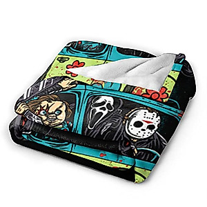 Halloween Throw Blanket Super Soft Flannel Blankets noon Break Blankets for Bedding Couch Living Room Home Decor 50"x40"