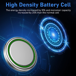 POWEROWL High Capacity LR1130 AG10 Batteries 30 Pack, SG10 389 189 Premium Alkaline Battery 1.5V Button Coin Cell Batteries