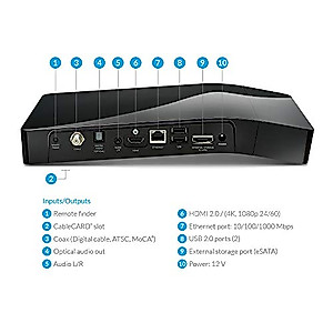 TiVo BOLT VOX for Cable, 1TB DVR and 4K Streaming Device In One