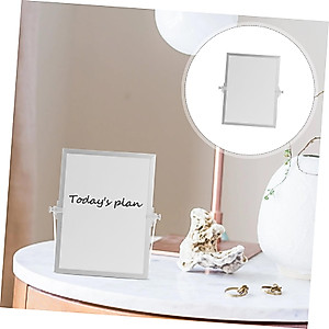Ciieeo Magnetic Easel Tabletop whiteboard Dry Erase whiteboard Stand Painting Easel Mini Easel Stand Chalkboard Easel Planner Reminder Board Desktop White Board Blackboard