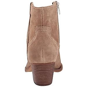 Dolce Vita Women's SILMA Ankle Boot, Truffle Suede, 8