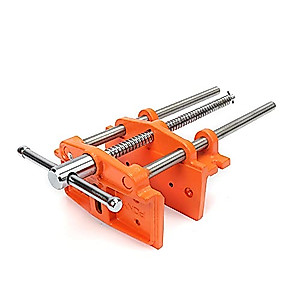 Pony Jorgensen 27091 Medium Duty Woodworker's Vise, Orange, Grey, 9-Inch By 7-Inch
