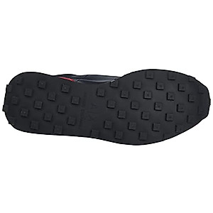 A|X ARMANI EXCHANGE Men's Logo Outline Nylon Sneakers, Navy+Red, 10