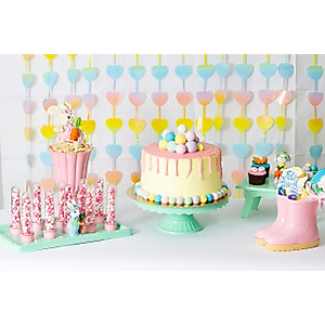 GRUPO MIRANDINHA Acrylic Round Slim Lace Cake Stand Cupcake Stand Candy Stand (Pink)