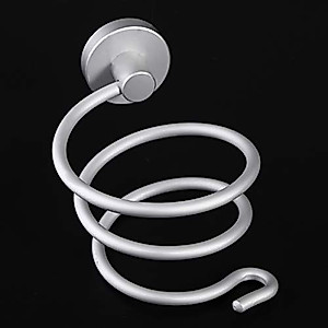 BESTOMZ Hair Blow Dryer Holder, Wall Mount Spiral Blower Stand