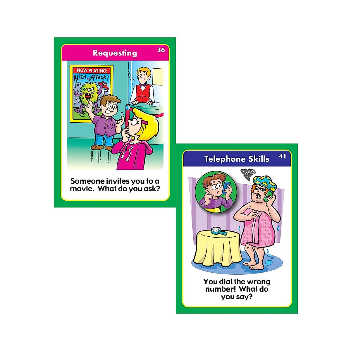 Super Duper Publications | Practicing Pragmatics Fun Deck | Conversation and Social Skills Flash Cards | Educational Learning Materials for Children
