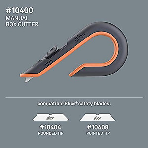 BOSCH GLM20 Blaze 65ft Laser Distance Measure with Real Time Measuring,Blue | Slice - 10400 Box Cutter, 3 Position Manual Button with Ceramic Blade, Locking Blade