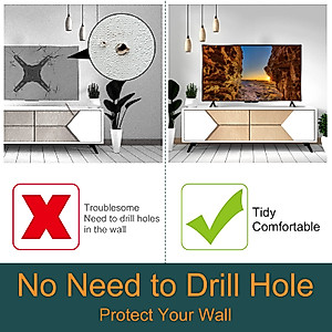 Yaotieci TV legs for TCL TV Stand legs, for Roku TV Stand Legs for TCL 32 inch 32S330 32S327 32S325 32S321 32S305 32S301, TV feet Stand Base for TCL with Screws, Easy to Install