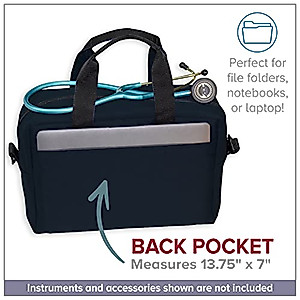 ADC 1024N Model 1024 Nurse/Physician Nylon Medical Equipment Instrument Bag, Navy