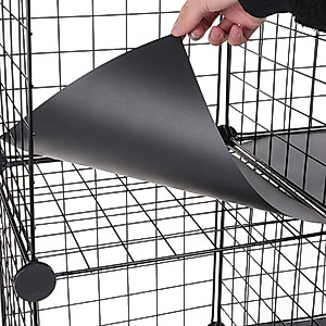 HOMIDEC Closet Organizers and Storage, 12 Storage Cubes, Wire Cube Storage DIY Room Storage Shelf for Garment Racks, Closet, Wardrobe