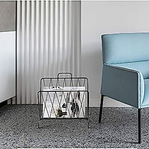 Magazine & Newspaper Baskets Magazine Rack Newspaper Rack Information Rack Brochure Book Display Stand Study Desktop Finishing Bookshelf Creative Wrought Iron Rack